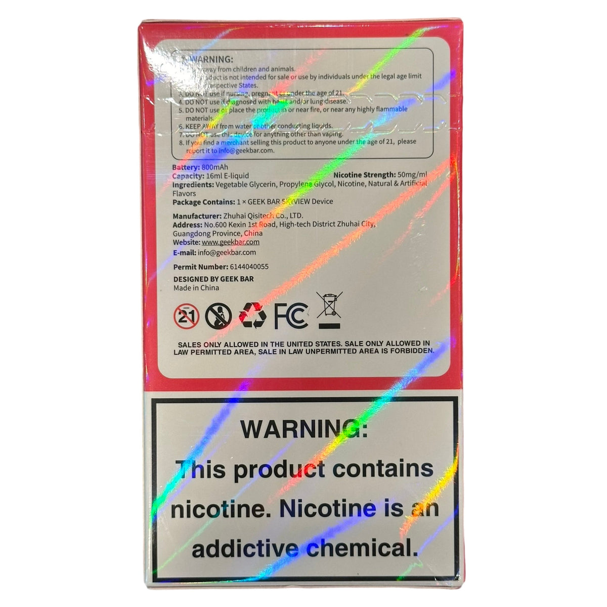 Cherry Strazz | Disposable Vape – Geek Bar 25000